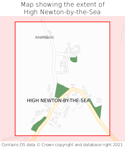 Where is High Newton-by-the-Sea? High Newton-by-the-Sea on a map