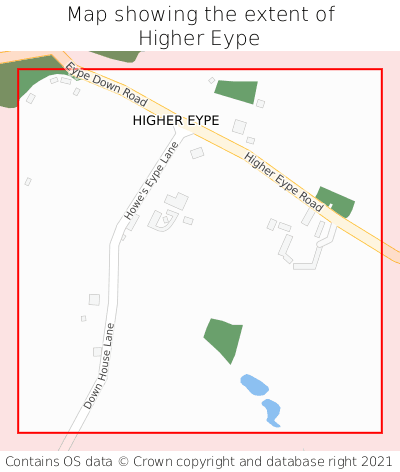 Where is Higher Eype? Higher Eype on a map