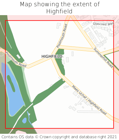 Where is Highfield? Highfield on a map