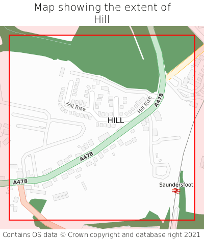 Where is Hill? Hill on a map