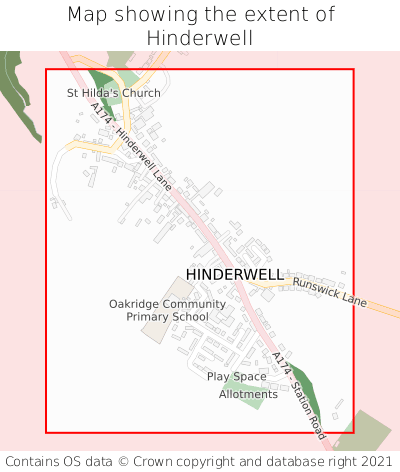Where is Hinderwell? Hinderwell on a map