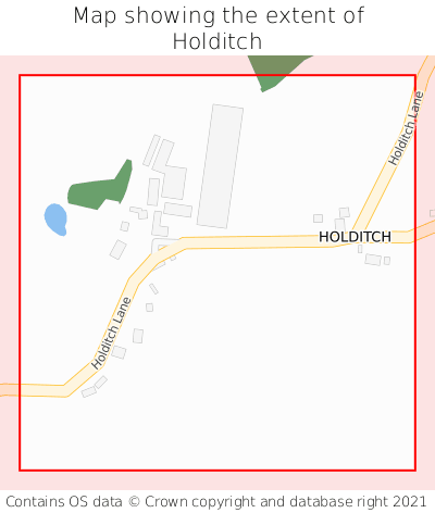Where is Holditch? Holditch on a map