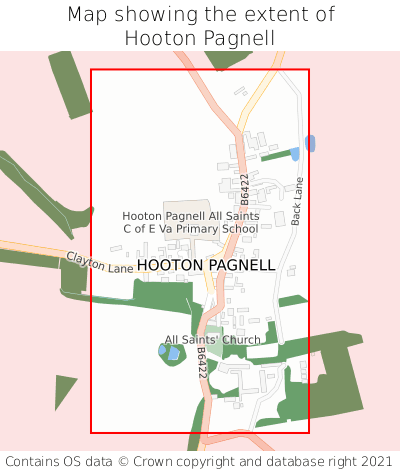 Where is Hooton Pagnell? Hooton Pagnell on a map