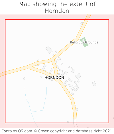 Where is Horndon? Horndon on a map