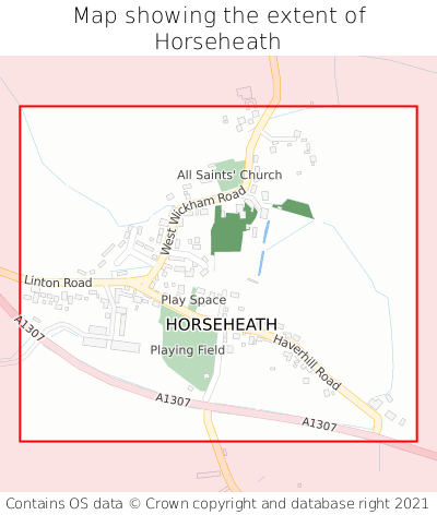 Where is Horseheath? Horseheath on a map
