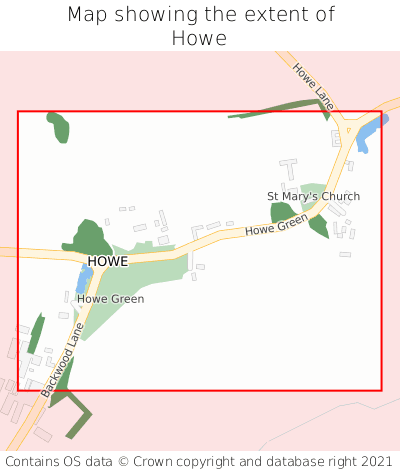 Where is Howe? Howe on a map
