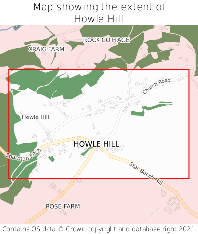 Where is Howle Hill? Howle Hill on a map