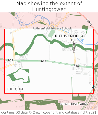 Where is Huntingtower? Huntingtower on a map
