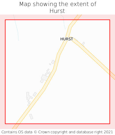 Where is Hurst? Hurst on a map