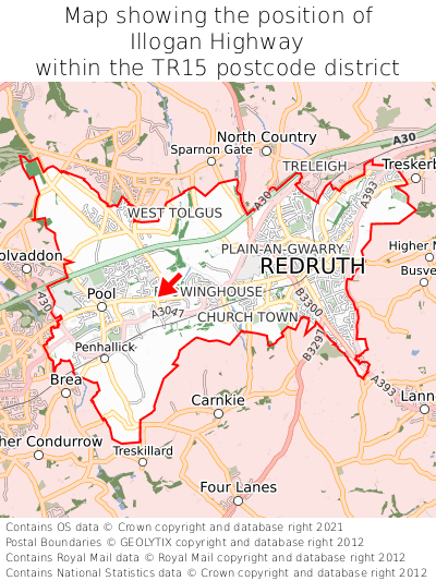 Where is Illogan Highway? Illogan Highway on a map