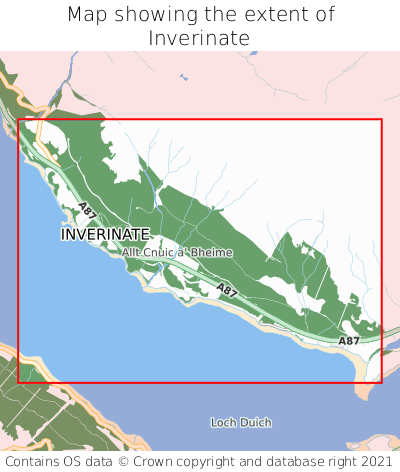 Where is Inverinate? Inverinate on a map
