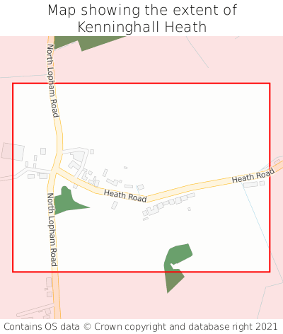 Where is Kenninghall Heath? Kenninghall Heath on a map
