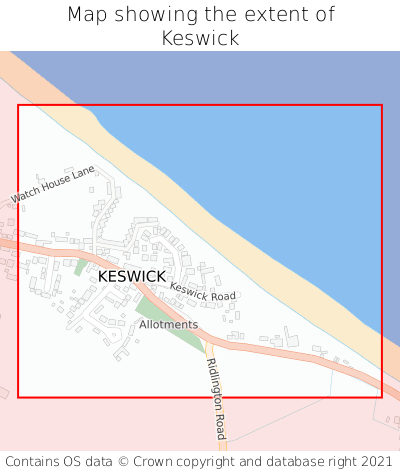 Where is Keswick? Keswick on a map