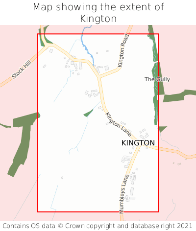 Where is Kington? Kington on a map