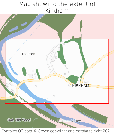 Where is Kirkham? Kirkham on a map