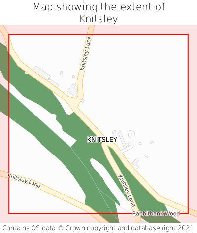 Where is Knitsley? Knitsley on a map