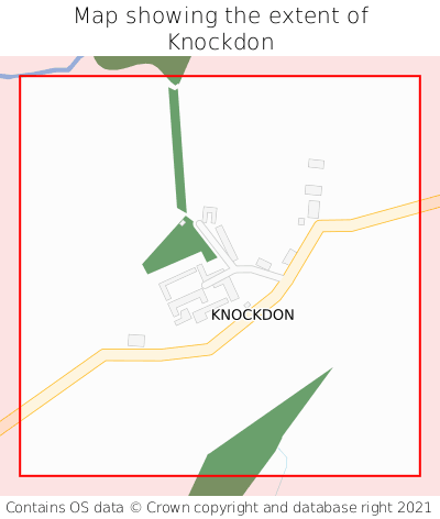Where is Knockdon? Knockdon on a map