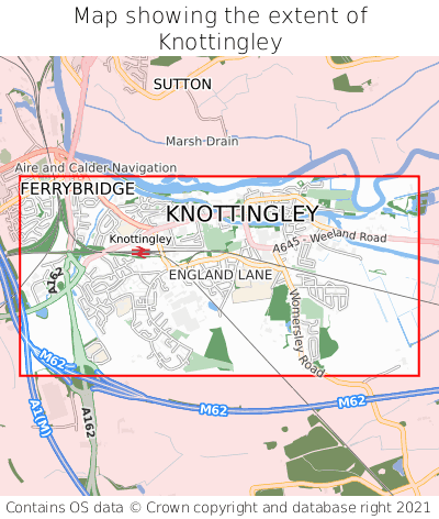 Where is Knottingley? Knottingley on a map