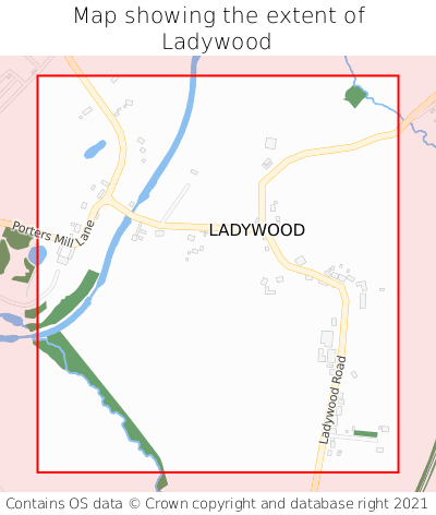 Where is Ladywood? Ladywood on a map