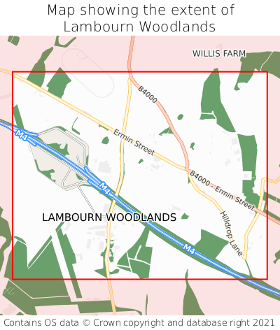 Where is Lambourn Woodlands? Lambourn Woodlands on a map