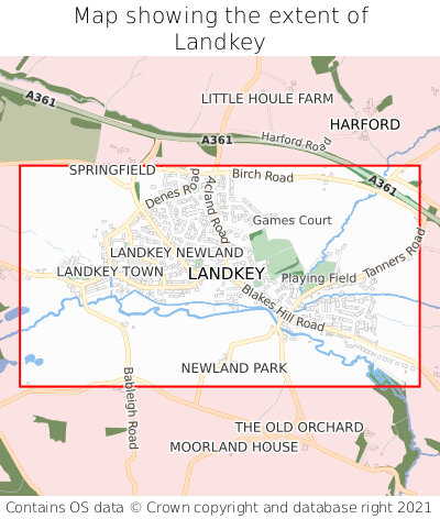Where is Landkey? Landkey on a map