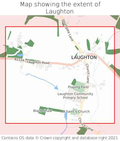Where is Laughton? Laughton on a map