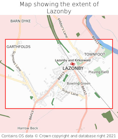 Where is Lazonby? Lazonby on a map