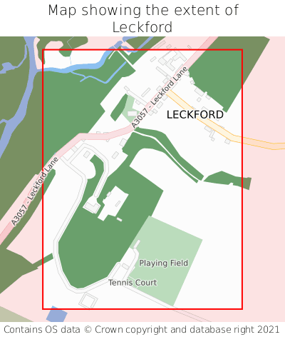 Where is Leckford? Leckford on a map