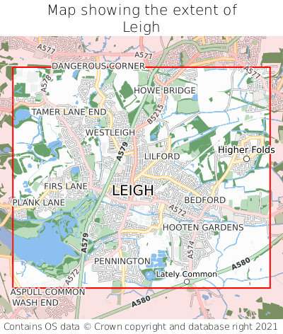 Where is Leigh? Leigh on a map