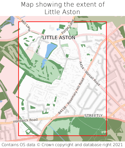 Where is Little Aston? Little Aston on a map