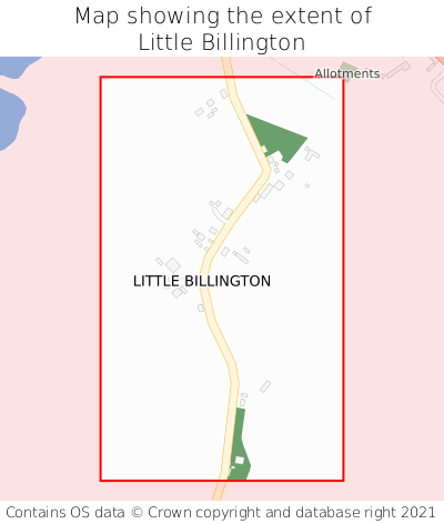 Where is Little Billington? Little Billington on a map