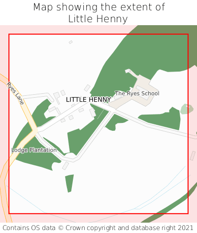 Where is Little Henny? Little Henny on a map