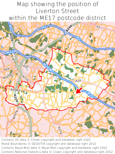 Where is Liverton Street? Liverton Street on a map