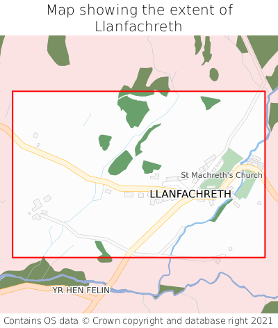 Where is Llanfachreth? Llanfachreth on a map