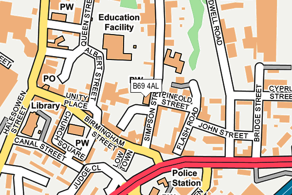 B69 4AL maps, stats, and open data