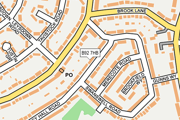 B92 7HB maps, stats, and open data