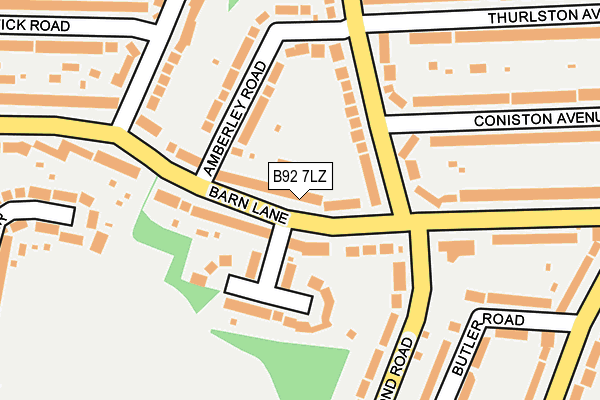 B92 7LZ maps, stats, and open data