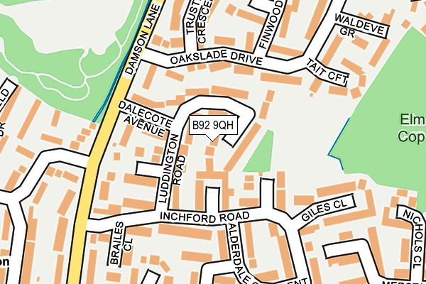 B92 9QH maps, stats, and open data