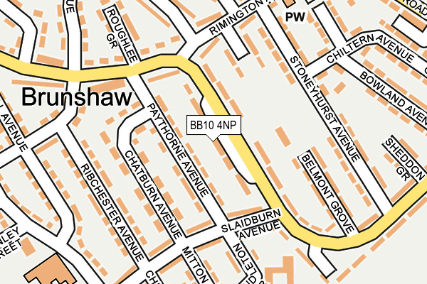 BB10 4NP maps, stats, and open data
