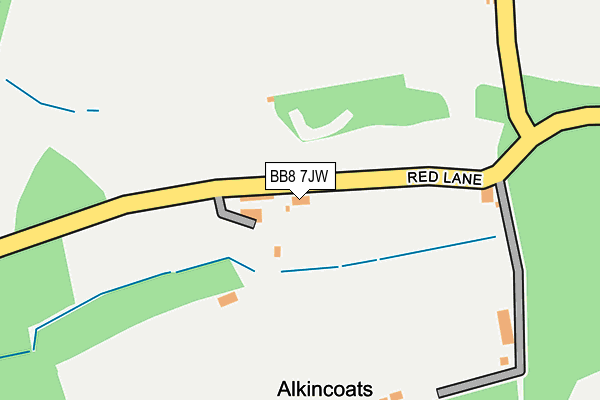 BB8 7JW maps, stats, and open data