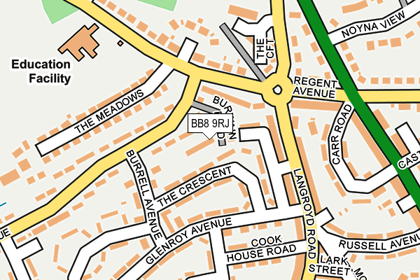 BB8 9RJ maps, stats, and open data