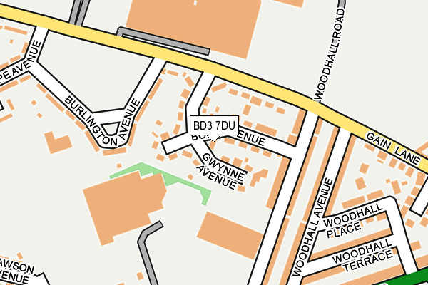 BD3 7DU maps, stats, and open data