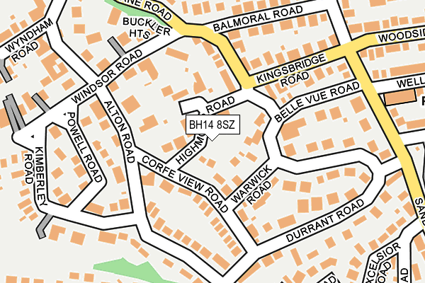 BH14 8SZ maps, stats, and open data