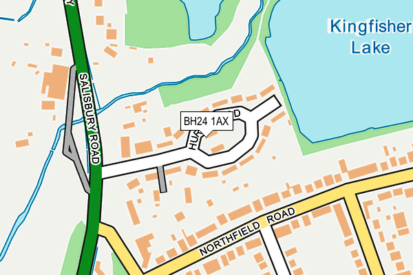 BH24 1AX maps, stats, and open data