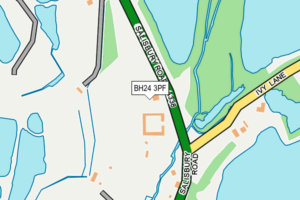 BH24 3PF maps, stats, and open data