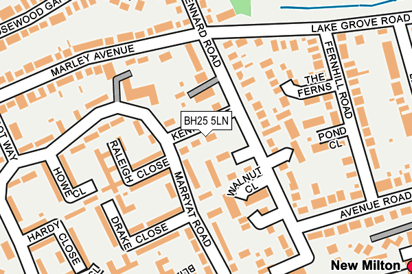 BH25 5LN maps, stats, and open data