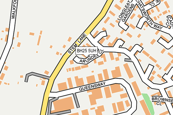 BH25 5UH maps, stats, and open data