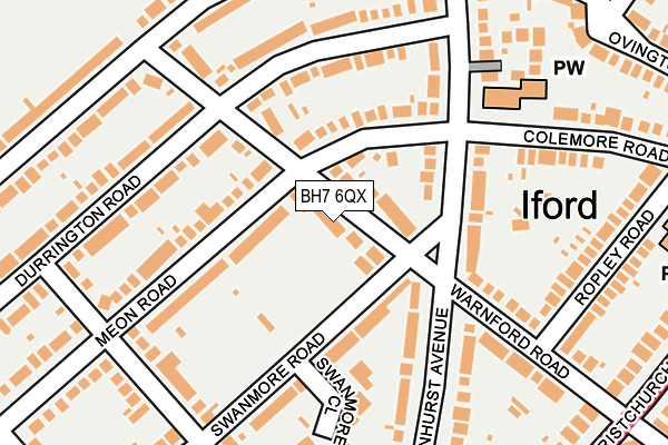 BH7 6QX maps, stats, and open data