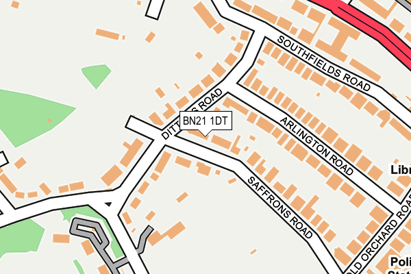 BN21 1DT maps, stats, and open data