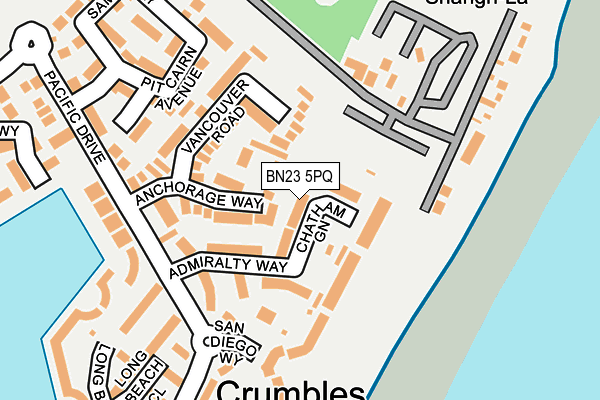 BN23 5PQ maps, stats, and open data